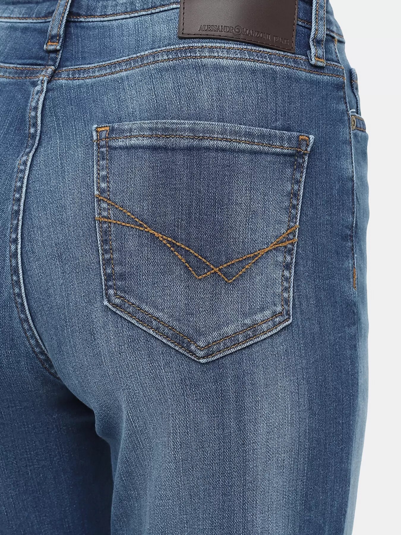 Джинсы Alessandro Manzoni Jeans, размер 40, светло-синий — фото 1
