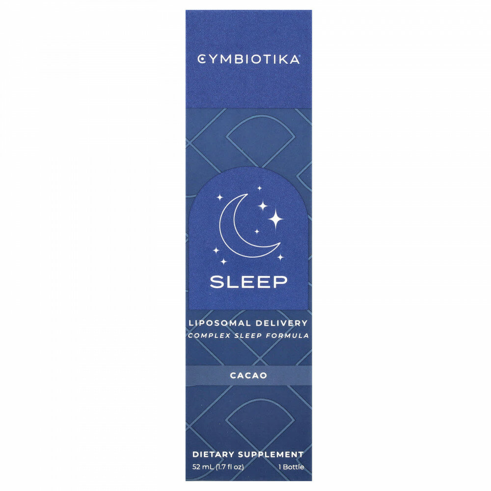 Cymbiotika, Sleep, Liposomal Delivery, какао, 52 мл (1,7 жидк. унц.)