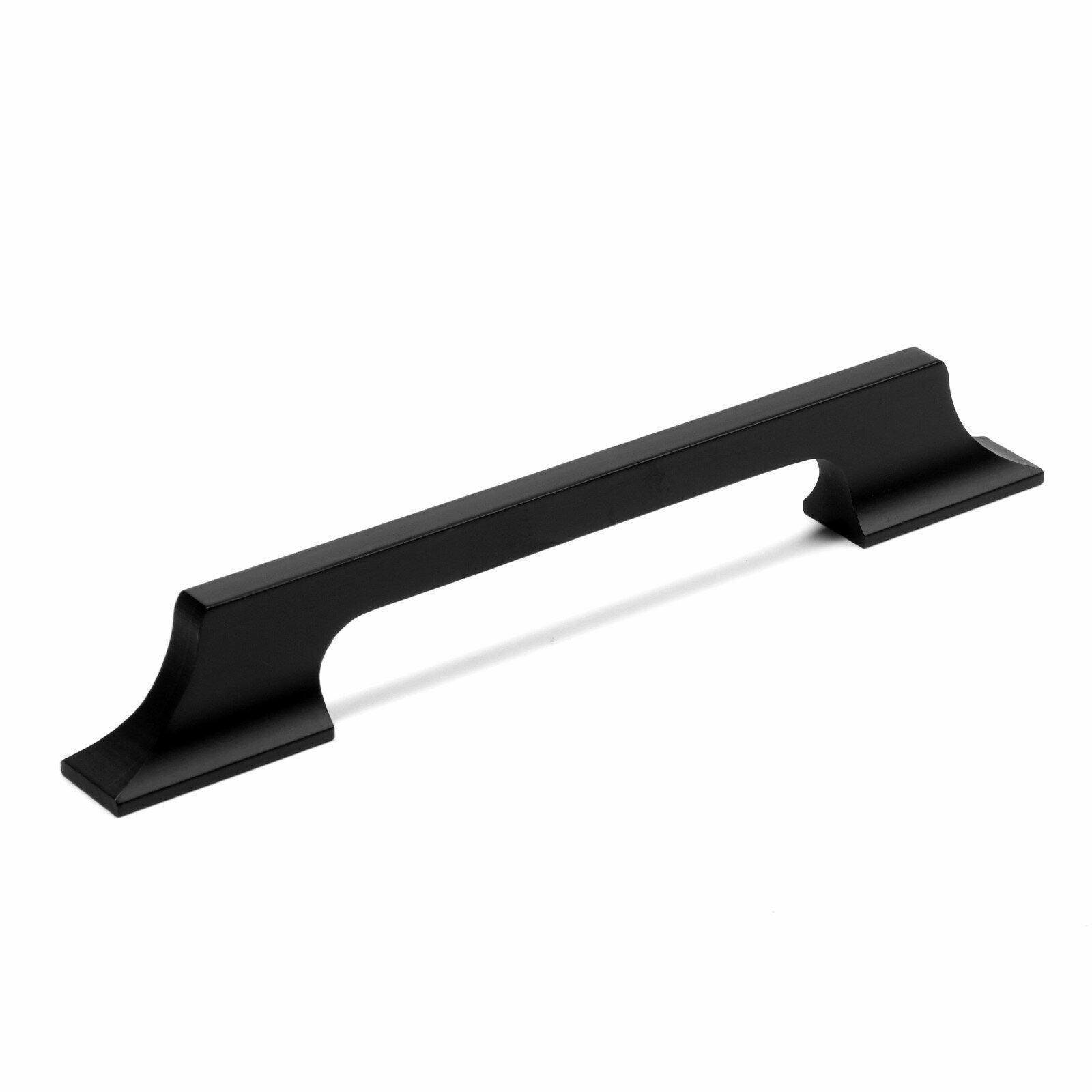 Ручка-скоба CAPPIO RSC020, алюминий, м/о 128 мм, цвет черный, 4 шт, 10784059