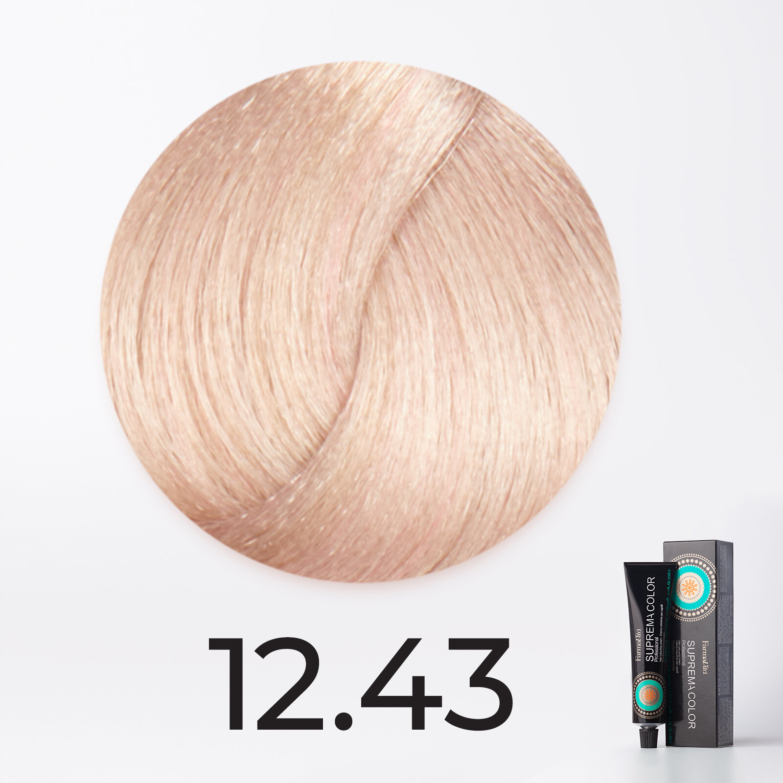 FarmaVita Краситель Suprema Color 12.43 Специальный блондин медно-золотистый, 60 мл