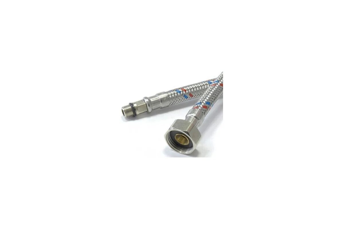 Подводка гибкая PROFLINE 40 см из нейлона со стальной оплеткой и полимерным покрытием, гайка‑штуцер М10/1/2 дюйма для воды и смесителей