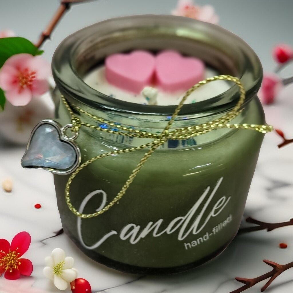 Арома свеча мини "День влюблённых "с ароматом "Морская соль и Орхидея"14 февраля, 8 марта