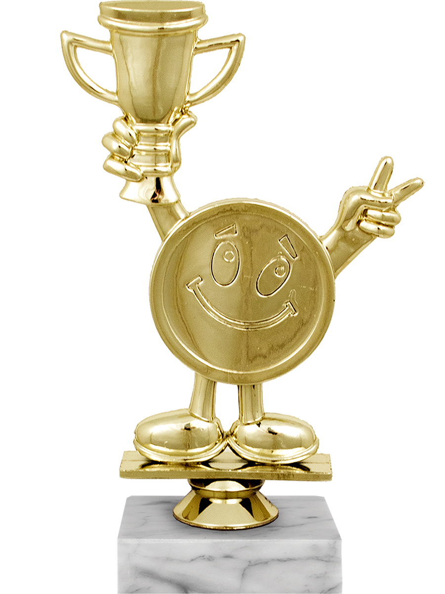 Подарок-награда Веселый кубок, высота 18.5 см. Вариант №117