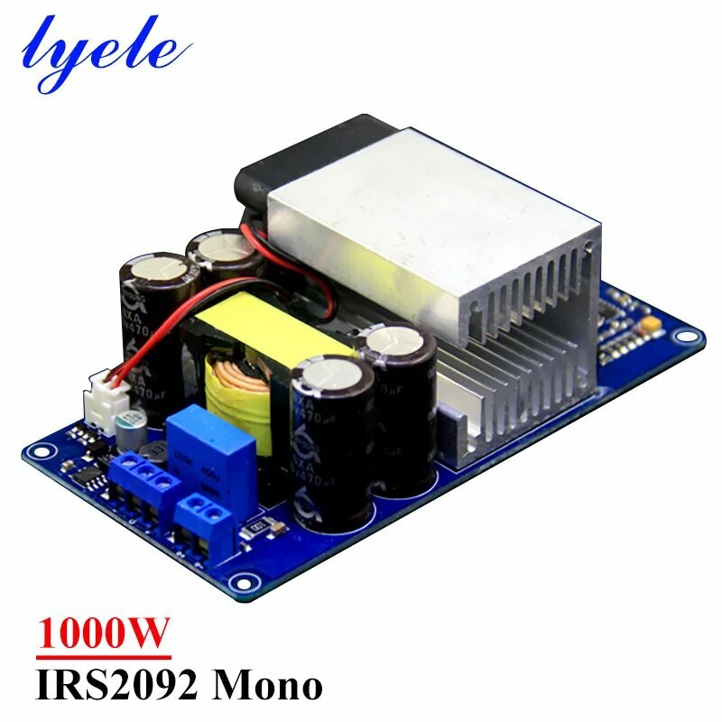 Lyele IRS2092 Моно Цифровой Усилитель Мощности 1000 Вт