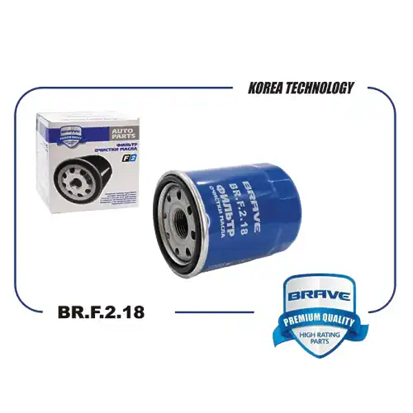 BRAVE BRF218 фильтр масляный geely atlas 2.0, changan cs35, Camry (Камри) v30 / 40 2.4 / v50 2.0, rav4 1.8