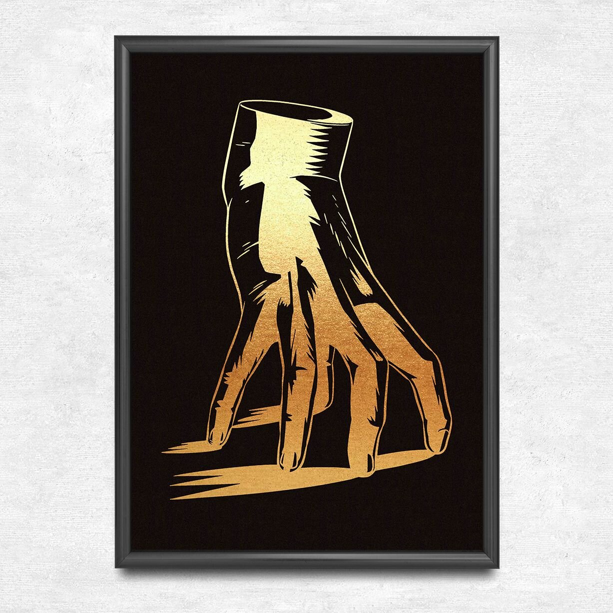 Постер Уэнсдей / Плакат Wednesday / Сериал Уэнздей, Вещь, Семейка Аддамс