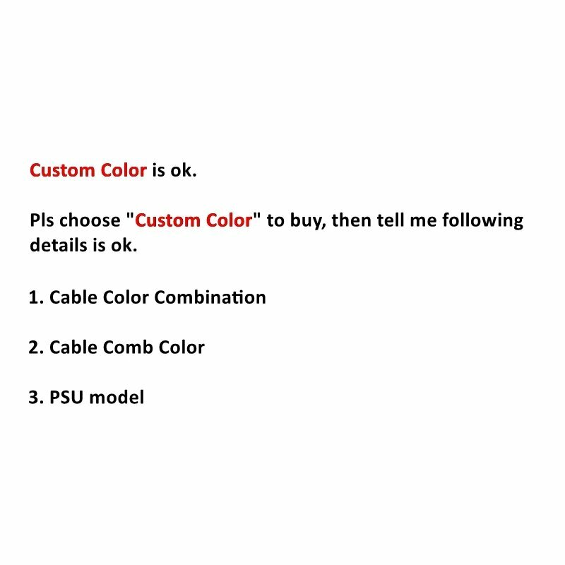 Модульный кабель питания материнской платы Unyisi для Cooler Master 30cm, Custom Color