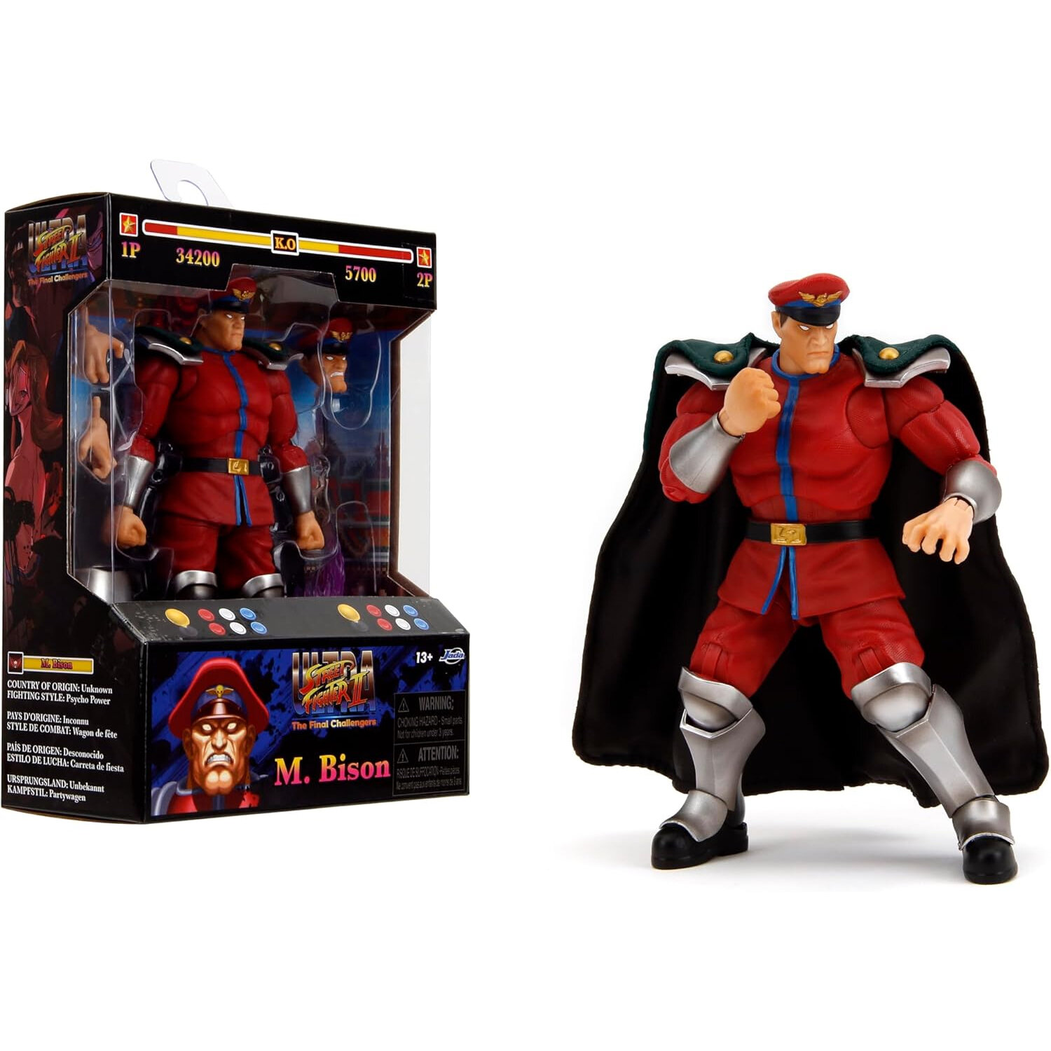 Фигурка JADA Street Fighter M.Bison