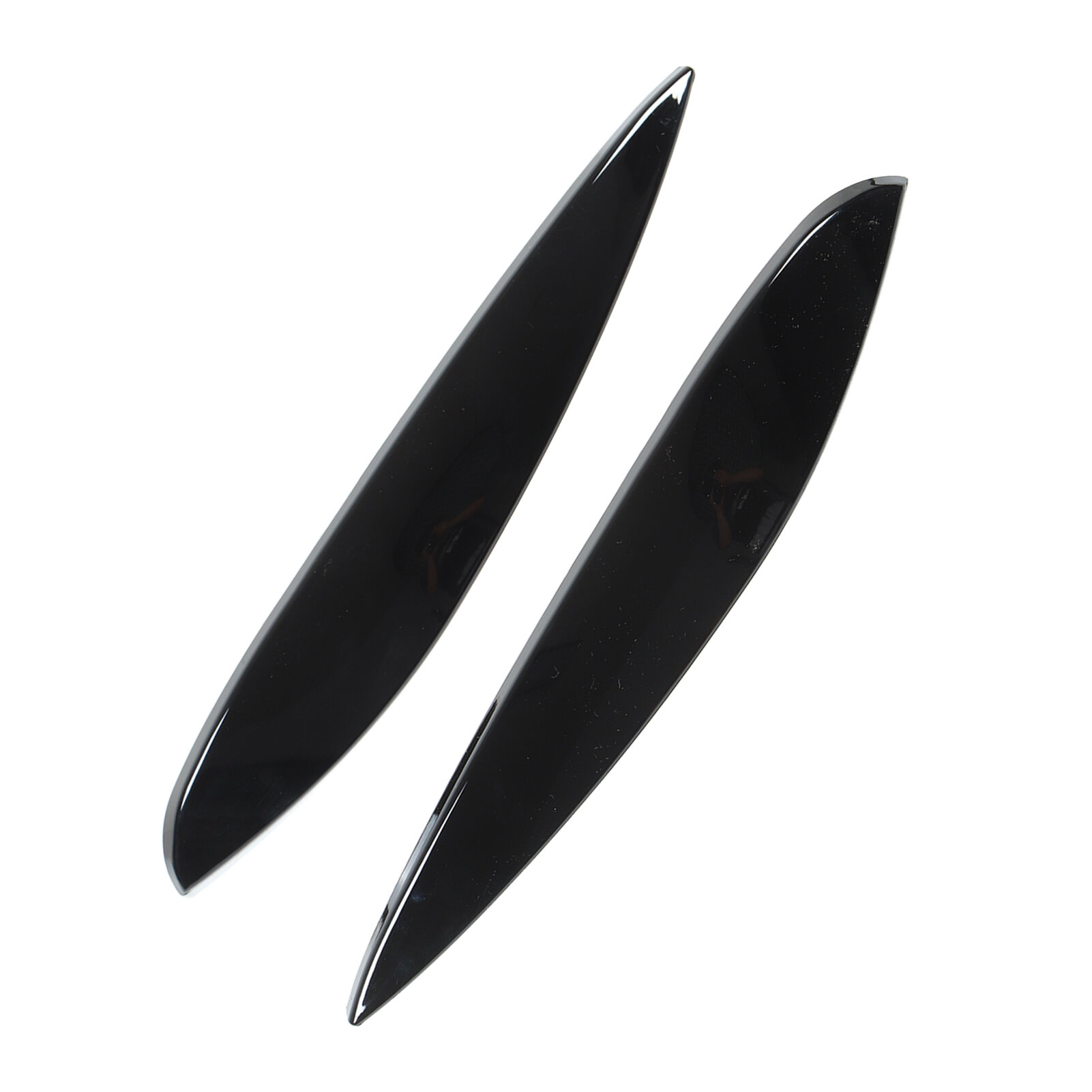 Шт, замена фары для бровей левой и правой ABS для Benz Smart 453 Fortwo Forfour 2015 2020, глянцевый черный