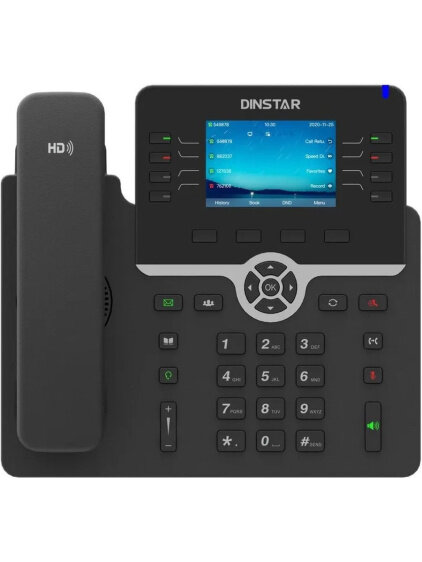 Телефон IP Dinstar C64GP черный