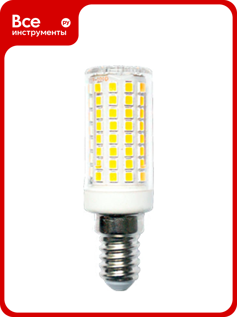 Светодиодная лампа Ecola T25 led micro 13,0w, e14, 4000k, 340, кукуруза, для холодильника, швейной машинки и т. д, 74