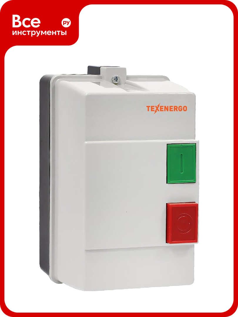 Магнитный пускатель Texenergo ПМЛ 2220 400В 25А У2 Б РТЛ 1022-М2 17-25А PM3L25QR22