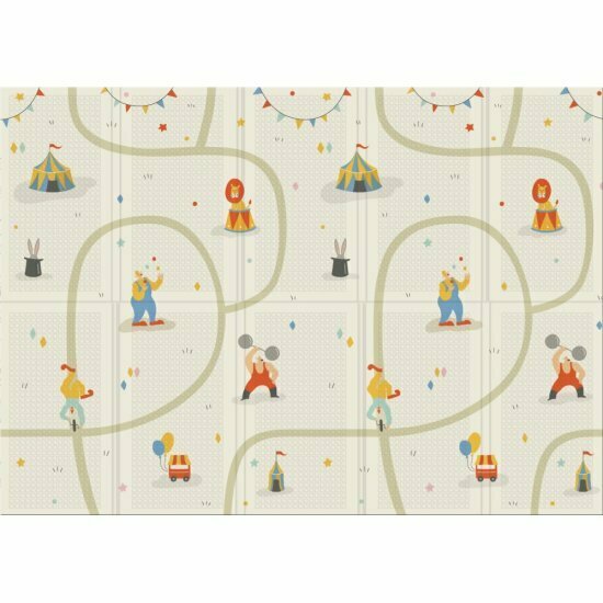 Развивающий коврик Parklon Portable Цирк, складной 140x200x1 см