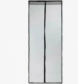 Сетка антимоскитная "Капутомоскито" на магнитах "Птички" 90x220см, черный арт.311271