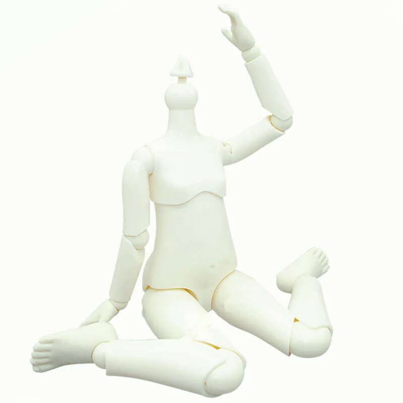 Кукольная голова 1/6 fradoo с макияжем Белый, Only Body