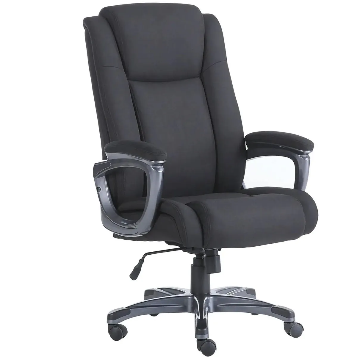 Кресло компьютерное Brabix Solid HD-005 на колесиках, ткань, черный