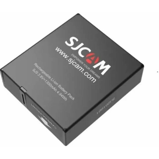 Аккумулятор Sjcam 1300 мАч для экшн-камер SJ10 / SJ10 Pro / SJ9 / SJ9 Strike/ SJ9 Max / SJ4000x