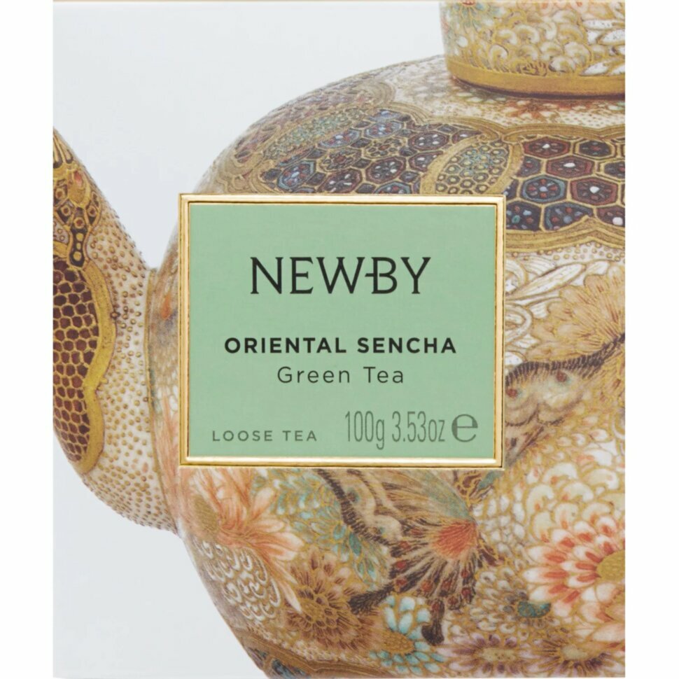 Чай Newby Oriental Sencha зеленый листовой, 100г, 1903476