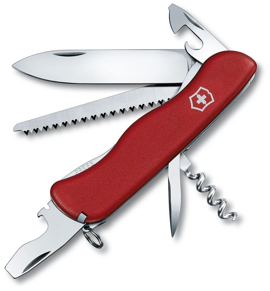 Швейцарский нож VICTORINOX Forester, длина лезвия 8.6 см, 12 функций. 0.8363