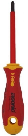 Отвертка диэлектрическая Felo 41520390, Ergonic PZ 2X100