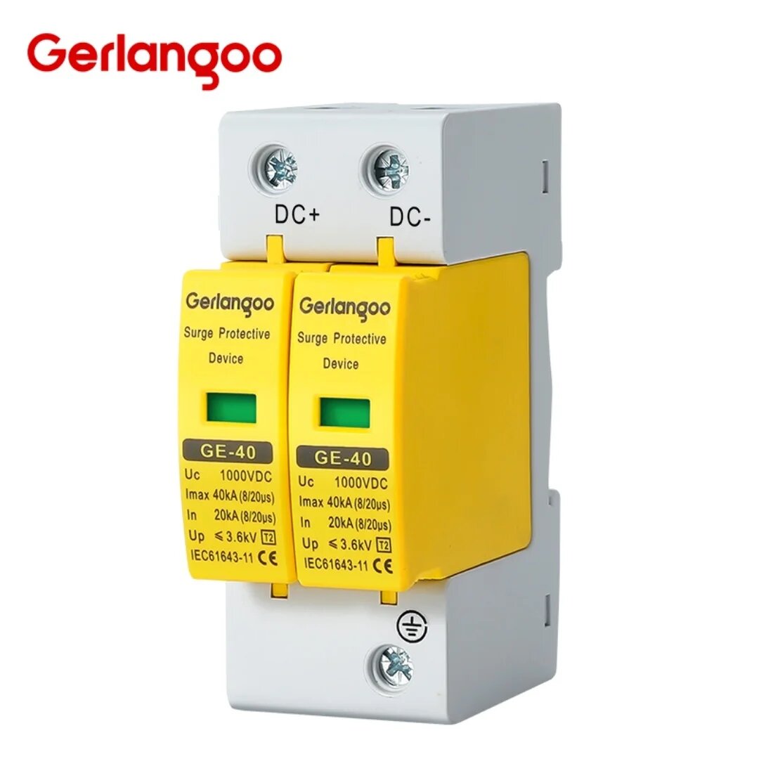 Разрядник Gerlangoo 2P DC SPD 800V 20/40kA