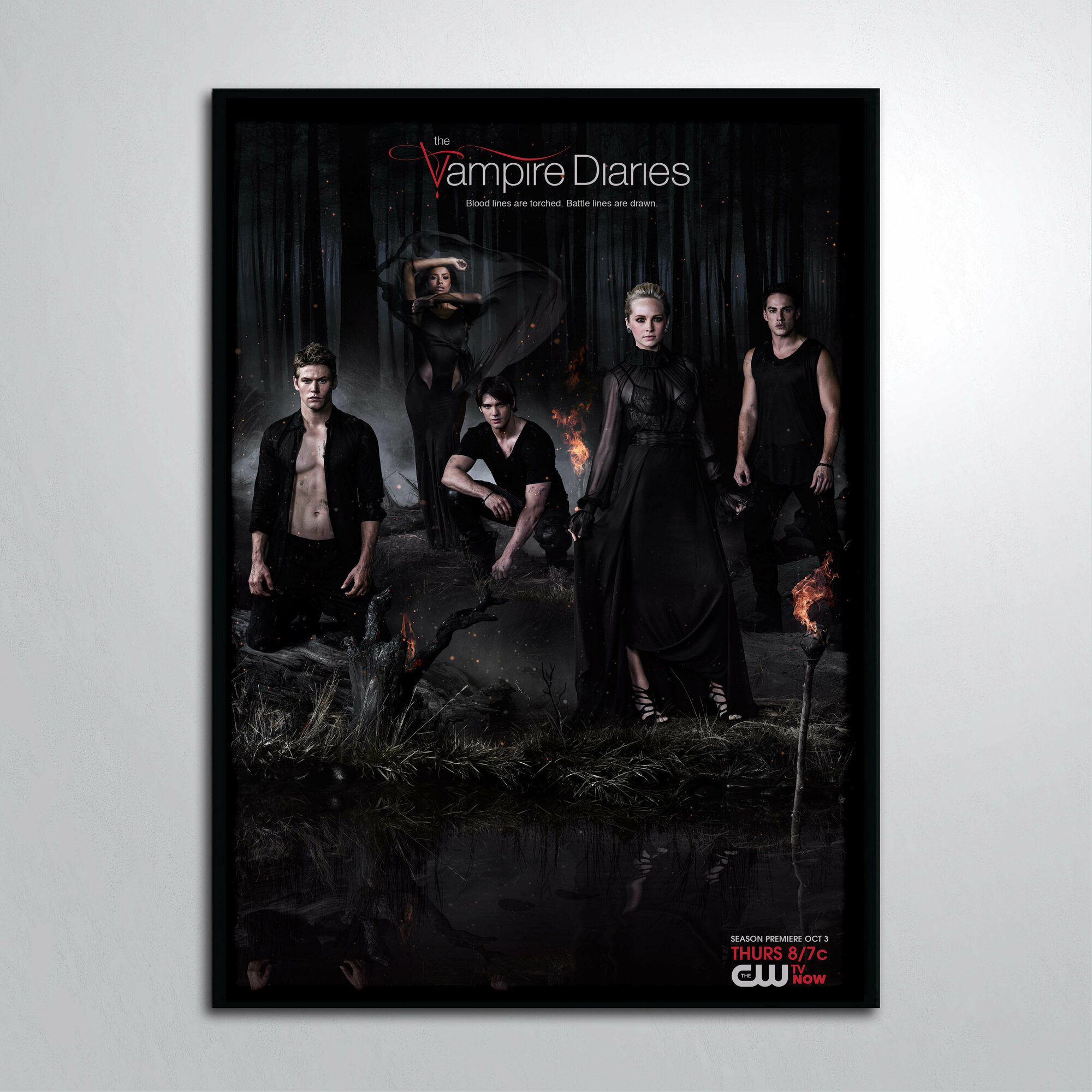 Постер в раме/Дневники вампира Клан The Vampire Diaries