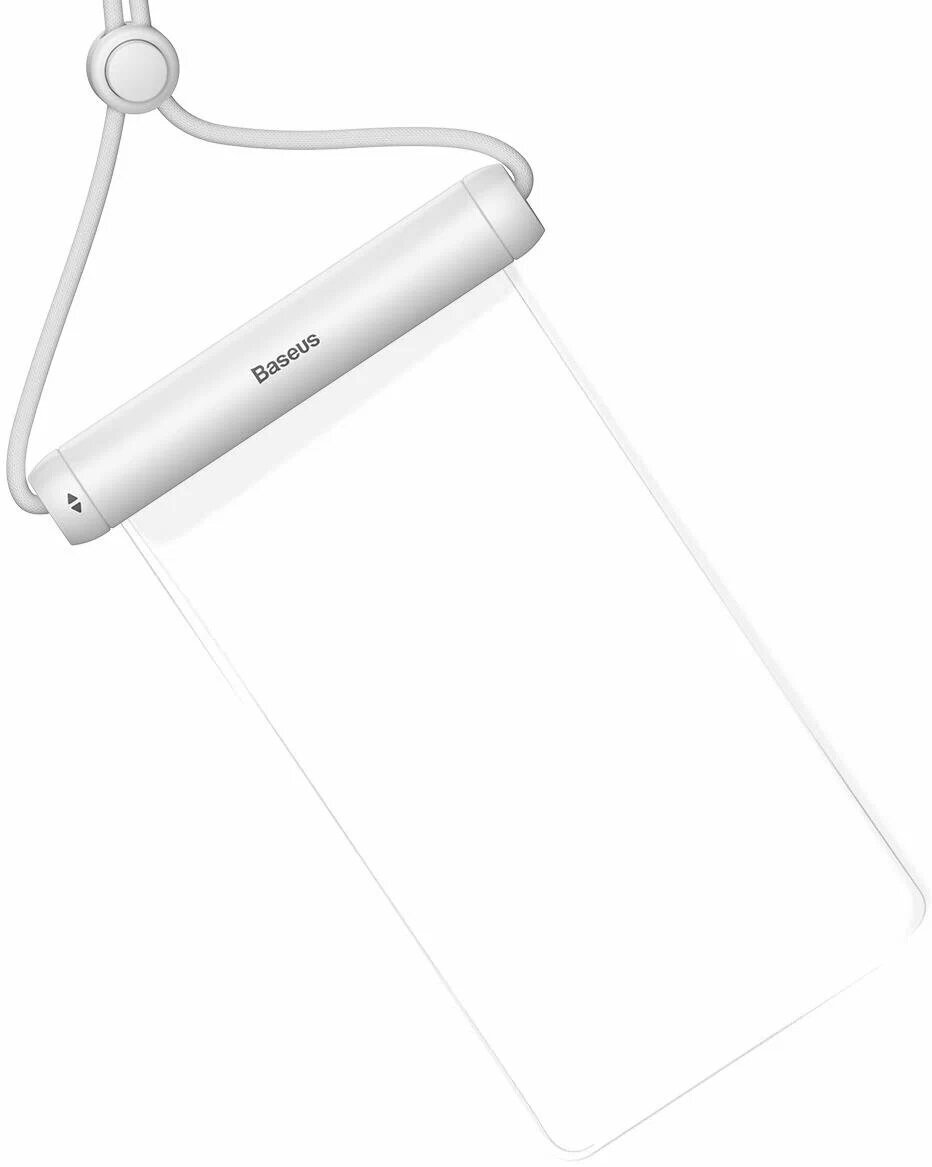 Водонепроницаемый универсальный чехол BASEUS Cylinder slide-cover Waterproof bag Pro (FMYT000002), 7,2 дюйма MAX, белый