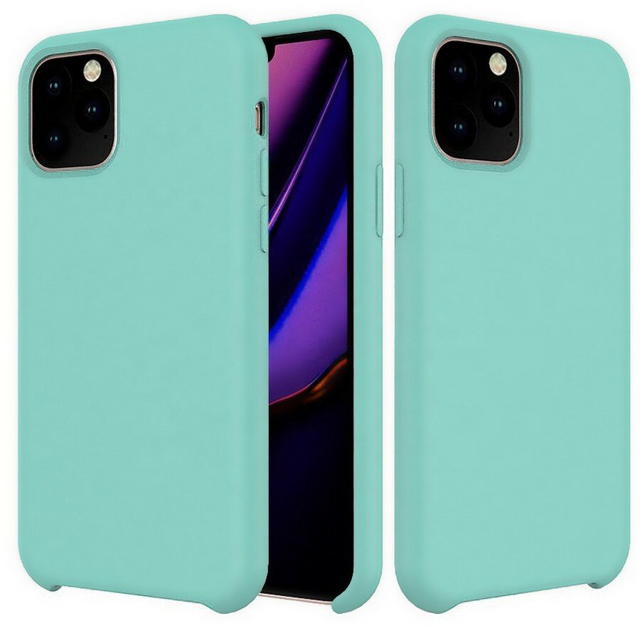 Силиконовая накладка без логотипа (Silicone Case) для Apple iPhone 11 Pro MAX мята