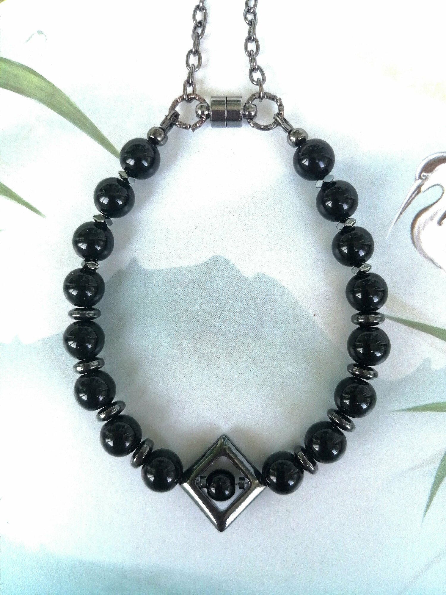 Браслет, агат