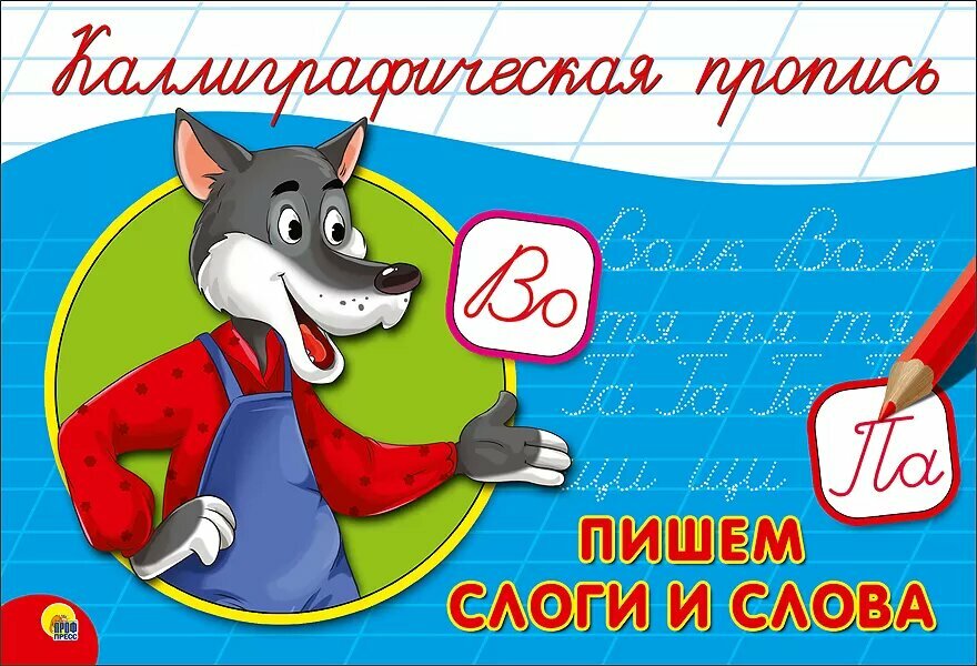 Каллиграфическая пропись. Пишем слоги и слова (А5, альбомная)