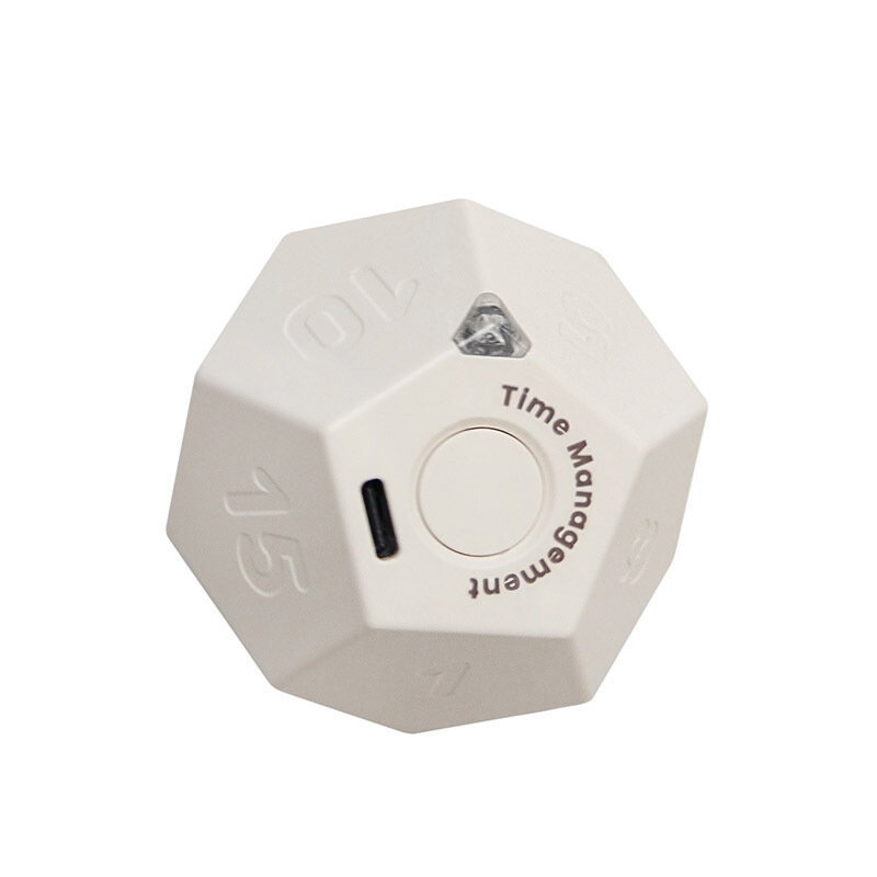 Цифровой 12-сторонний таймер, таймер для самодисциплины, электронный овальный таймер-напоминатель для студентов, менеджер времени.