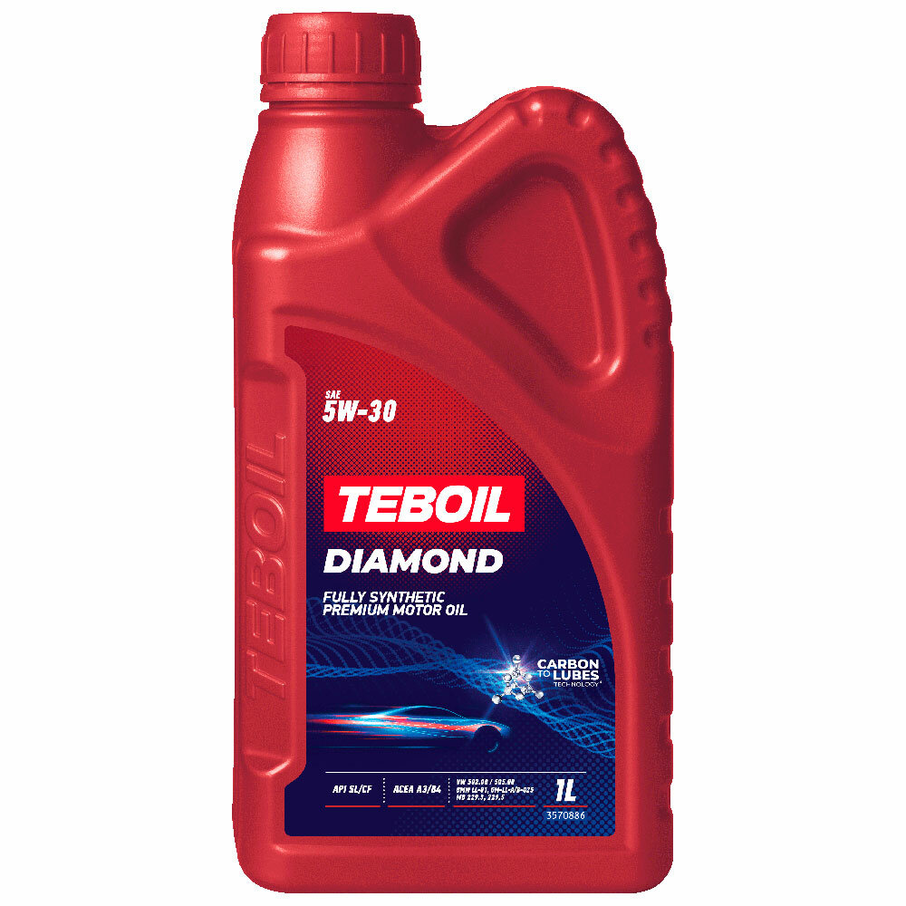Масло моторное синтетическое TEBOIL Diamond 5W-30 (1л) 3568089, TEB-5W30-D-1L