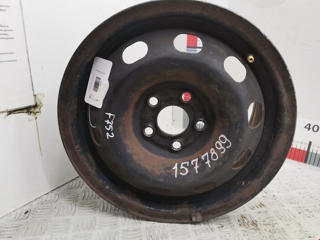 Диск колесный штампованный (железо) Volkswagen Golf 4 1J0601027P арт. 1577899