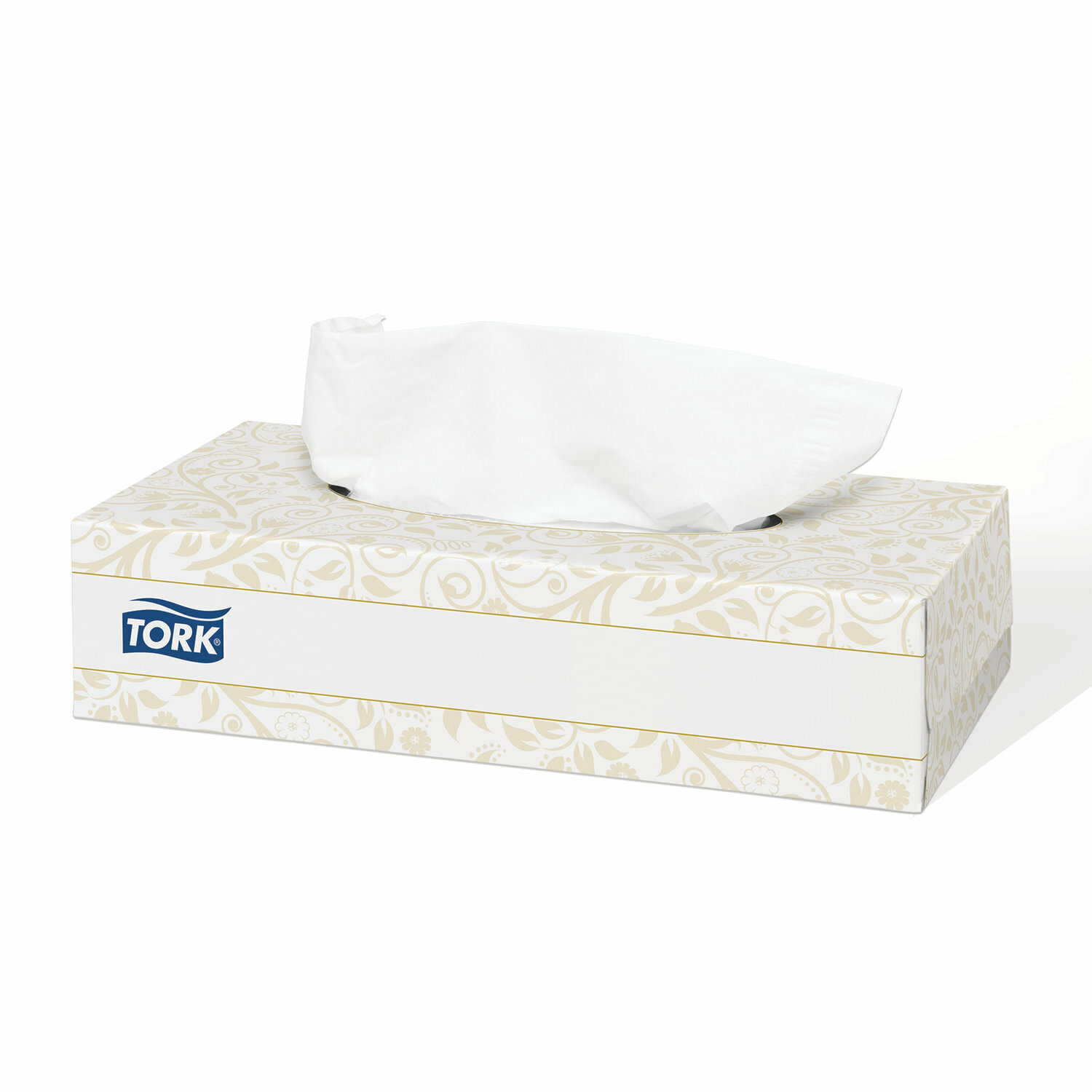 Салфетки косметические Tork Система F1 Premium, 2 слоя, 100 шт, в картонном боксе, белые (120380)
