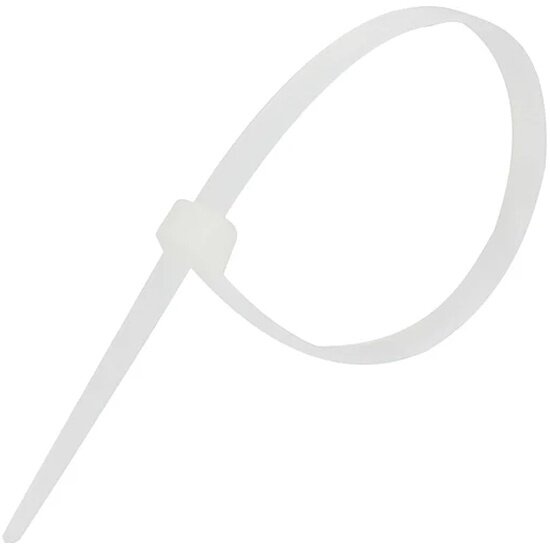 Стяжки пластиковые Cablexpert 400 мм х 7.6 мм, белые (100 шт.)