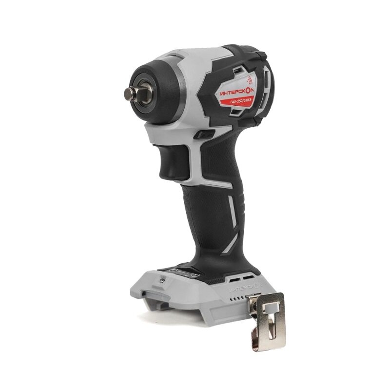 Гайковерт бесщеточный ИНТЕРСКОЛ ГАУ-250/36ВЭ, арт. 863.2.2.70, АПИ (1 акк,2 А*ч,), кейс