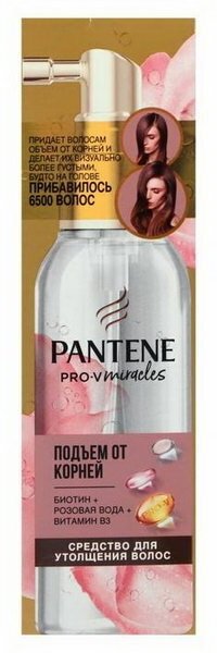 Средство для утолщения волос Rose Miracles "Подъём от корней", 100 мл