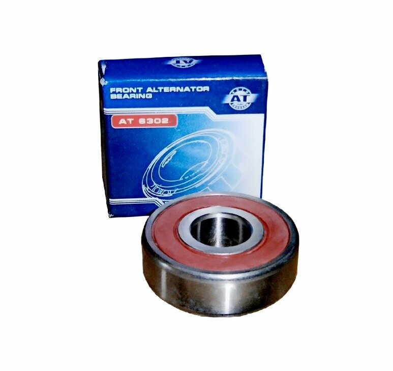 Подшипник генератора AT передний арт. AT 6302 для LADA 2101/2102 82-, 2103/2106 87- , 2105/2104/2107 92-