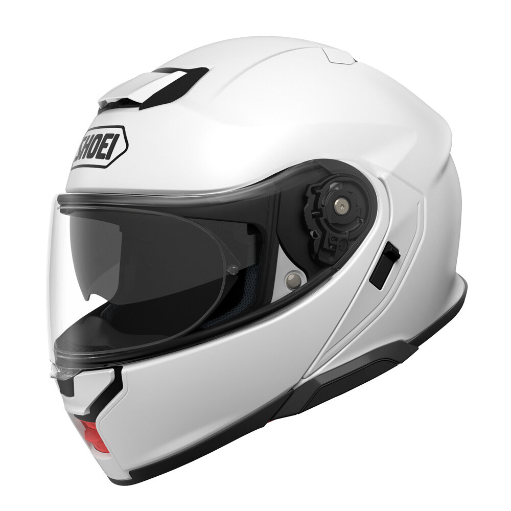 Мотошлем SHOEI NEOTEC III PLAIN (сертификация ECE 22.06) (белый глянцевый, White, XL)