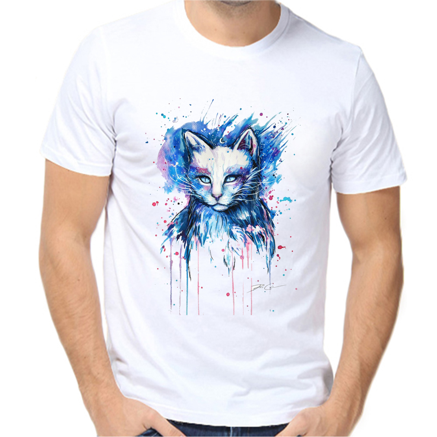 Футболка с кошкой