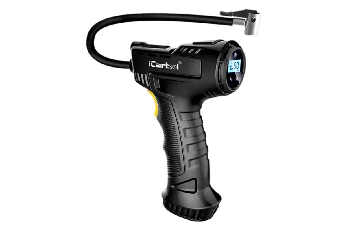 ICarTool IC-CC3665 Мобильный автомобильный компрессор с манометром и быстрой накачкой шин