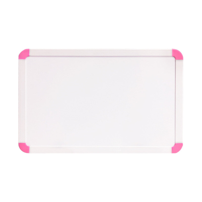 Доска магнитная, перезаписываемая, двусторонняя, А4, розовая, с кронштейном