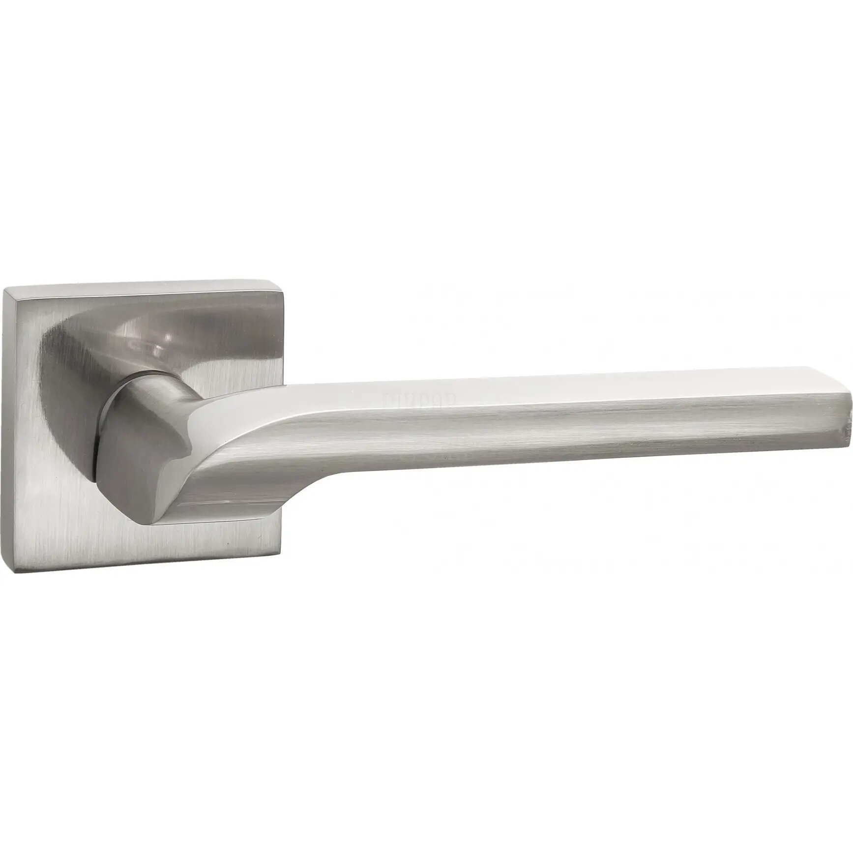 Дверные ручки Puerto (Пуэрто) INAL 535-03 на квадратной розетке никель