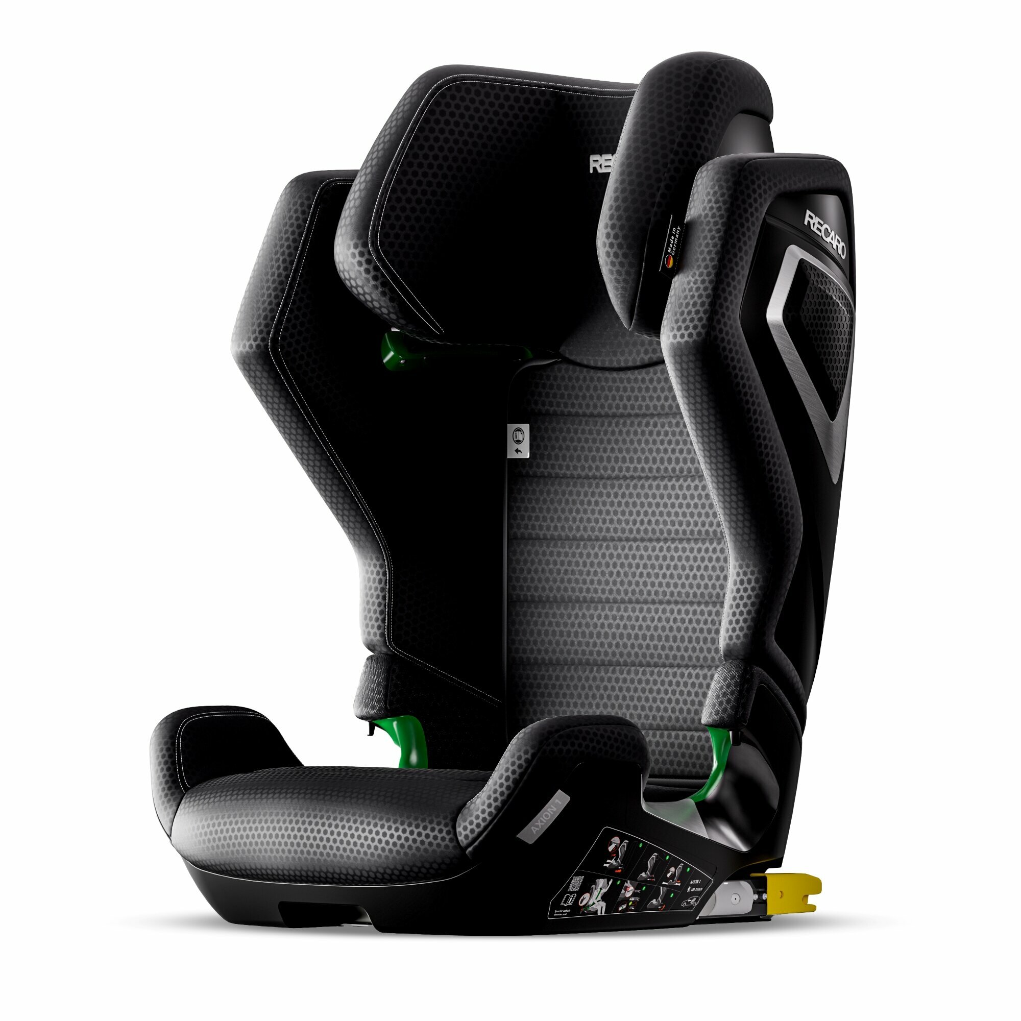 Детское автокресло Recaro Axion 1 Fresh Black, группа 2/3 (от 15 до 36 кг), рост от 100 до 150 см