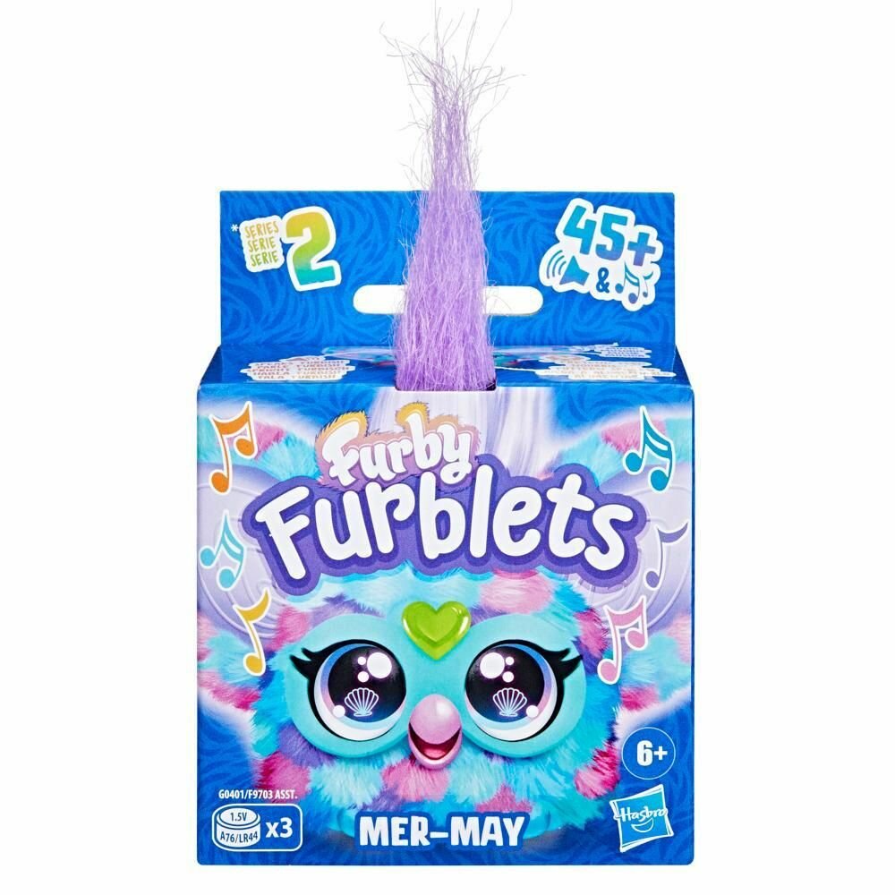 Hasbro Furby Furblets / Мини-электронная плюшевая детская подвесная игрушка, с более чем 45 звуками, Пушистые пушистики
