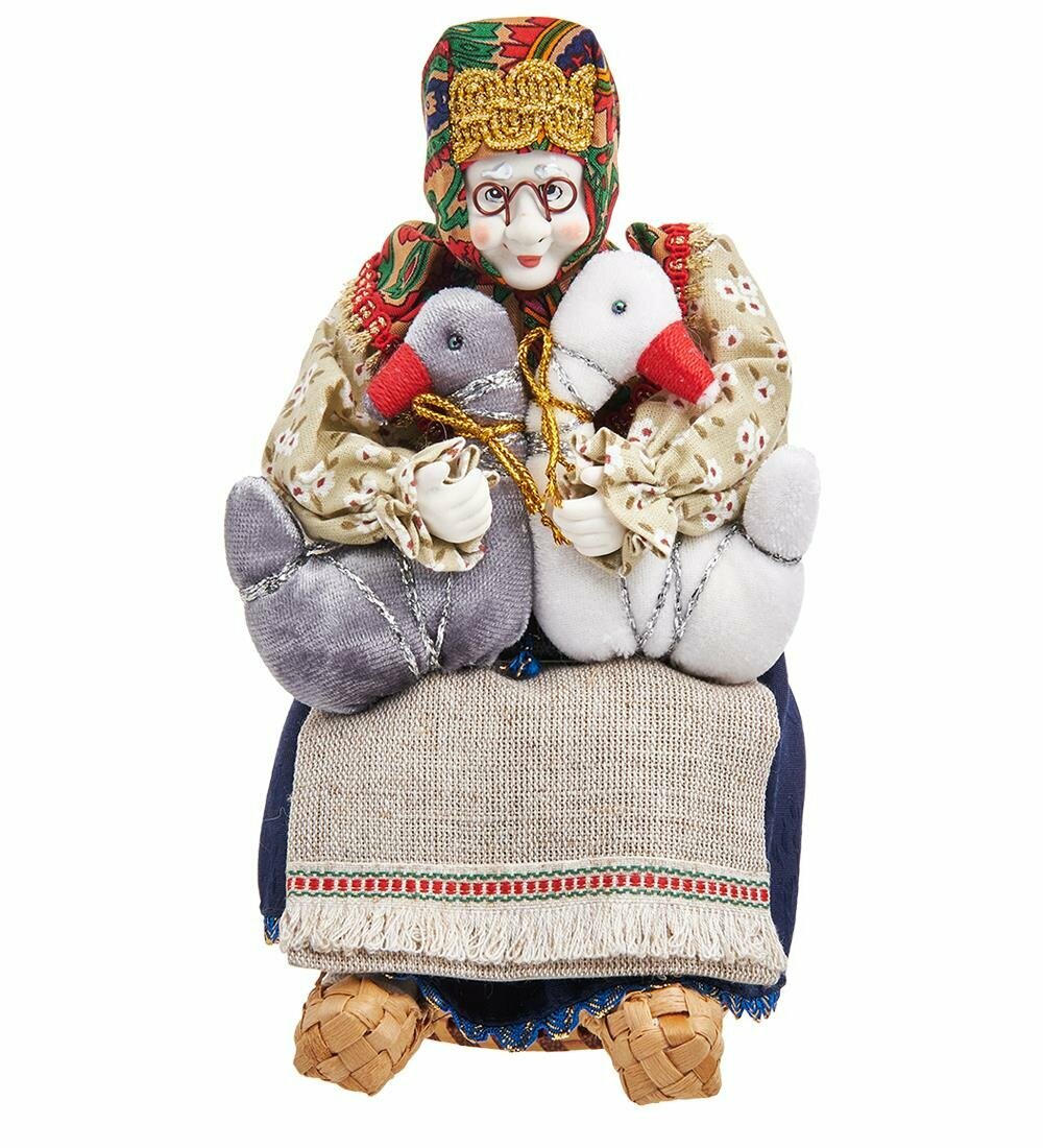 Кукла-шкатулка "Жили у бабуси." A1965777 РусКукла, Фарфор, текстиль
