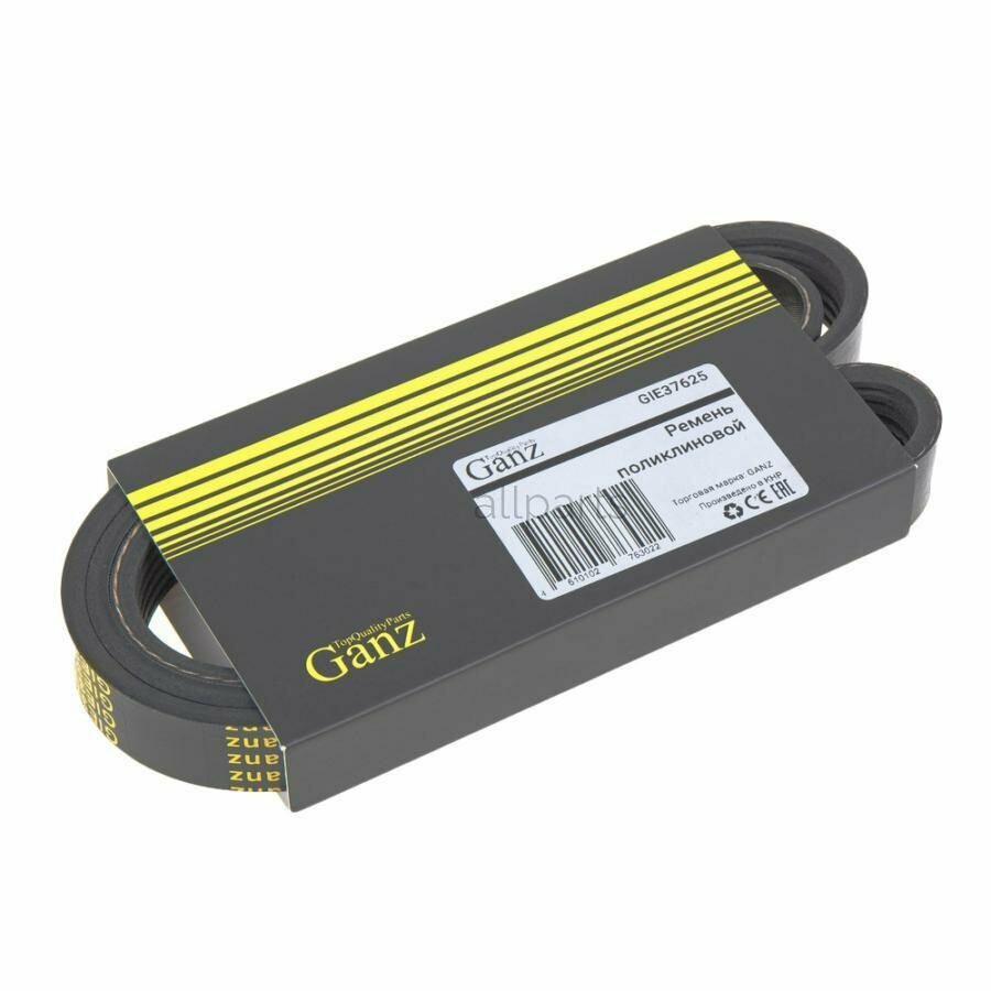 GANZ GIE37625 Ремень поликлиновый 6PK1190 для VAG/MITSUBISHI /6PK1190 GANZ GIE37625