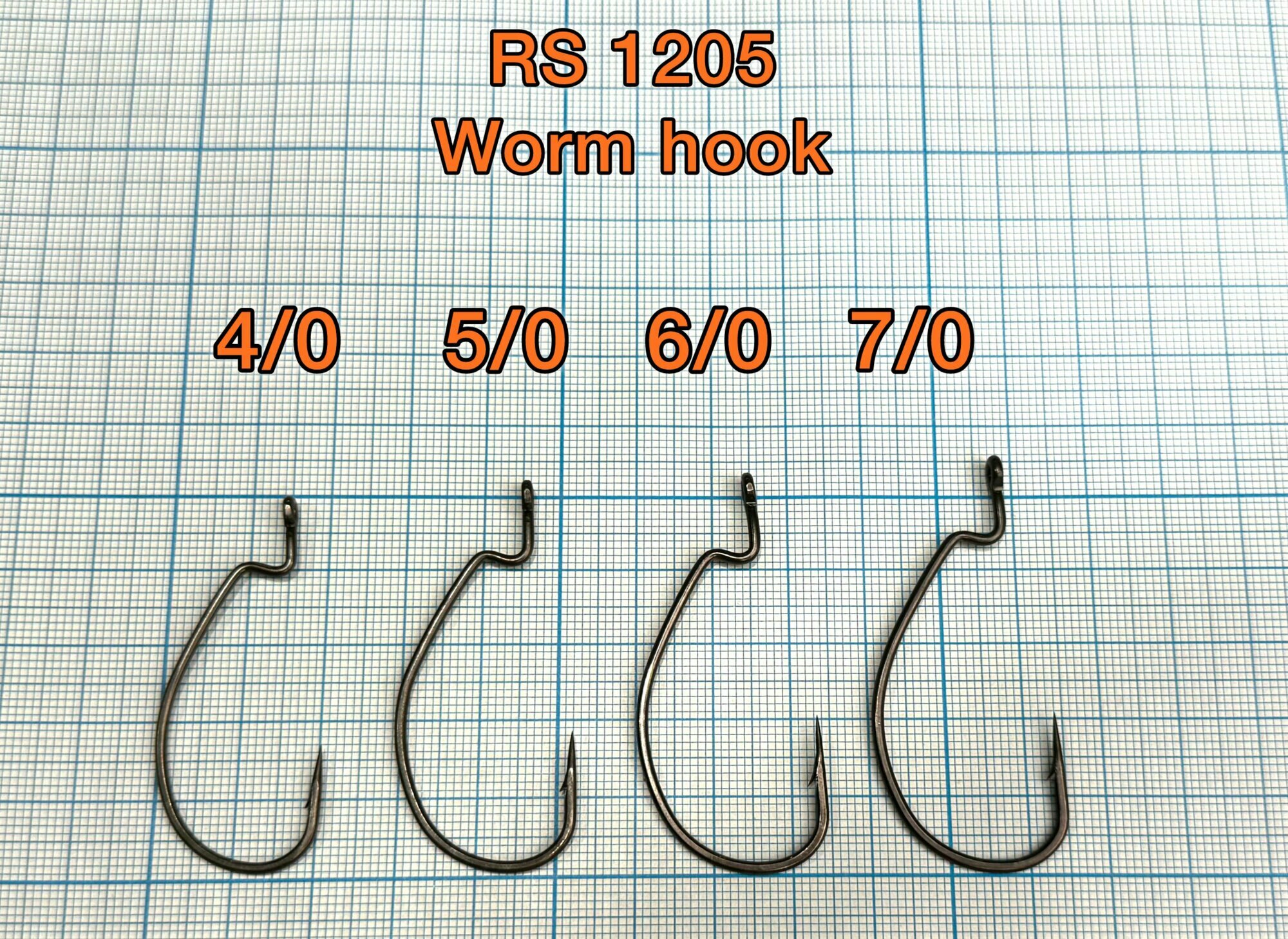 Офсетный крючок для рыбалки 10 шт. Worm Hook 7/0
