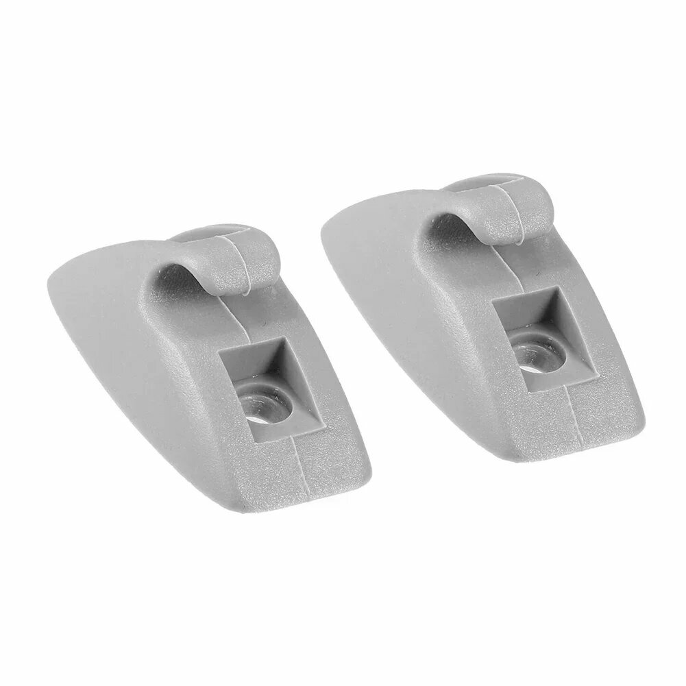 2 шт. Автомобильный держатель для солнцезащитного козырька, фиксатор, вешалка для MK1, серый, 191857559, зажимы для солнцезащитного козырька, крючок, Опорный кронштейн, автомобильные аксессуары