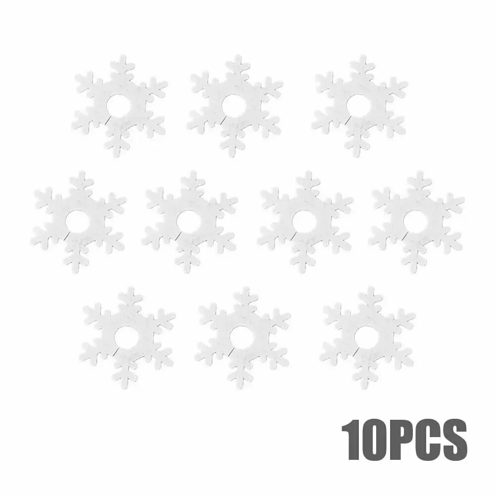 Набор из 10 шт. фетровых чашек для вина с кольцами белый